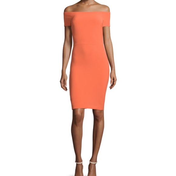 Alice + Olivia | Dresses | Alice Olivia Aleah Off Shoulder Orange ...